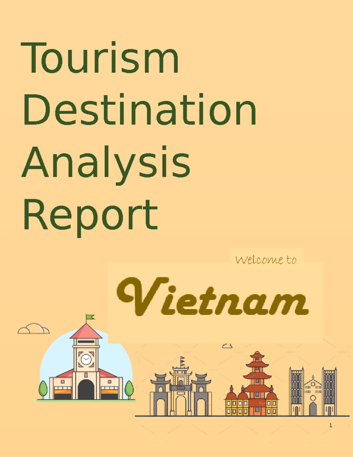 Tourism Destination Analysis Report - Tourism Destination Analysis ...