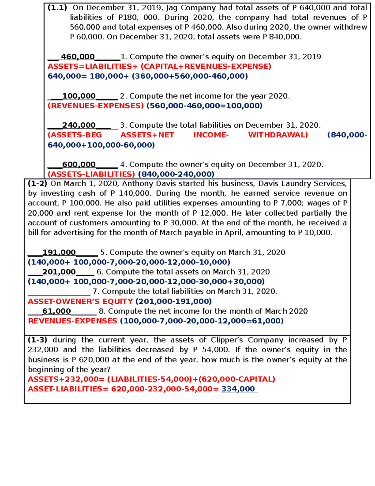 Reviewer- Midterm ACCOUNTING EXERCISES IN FINANCIAL AND ACCOUTING ...