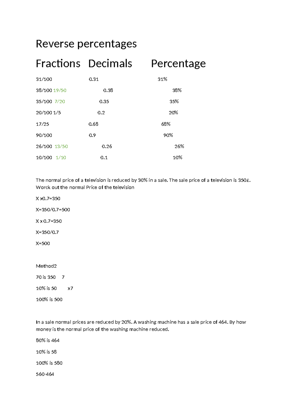 Reverse percentages - hjhkdfjhkudfvhiudfhudgfjhkui - Reverse ...