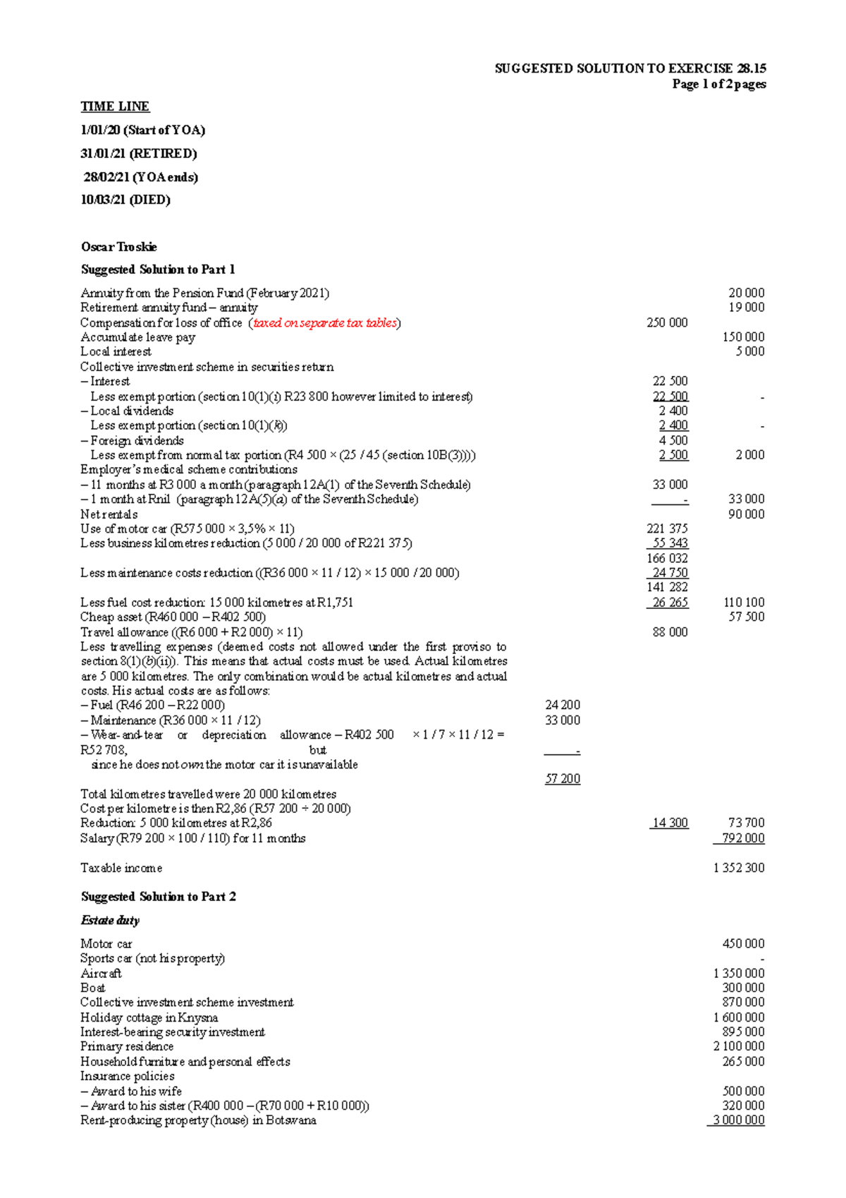 Suggested solution 28 for practice - ro301 - Mandela - Studocu