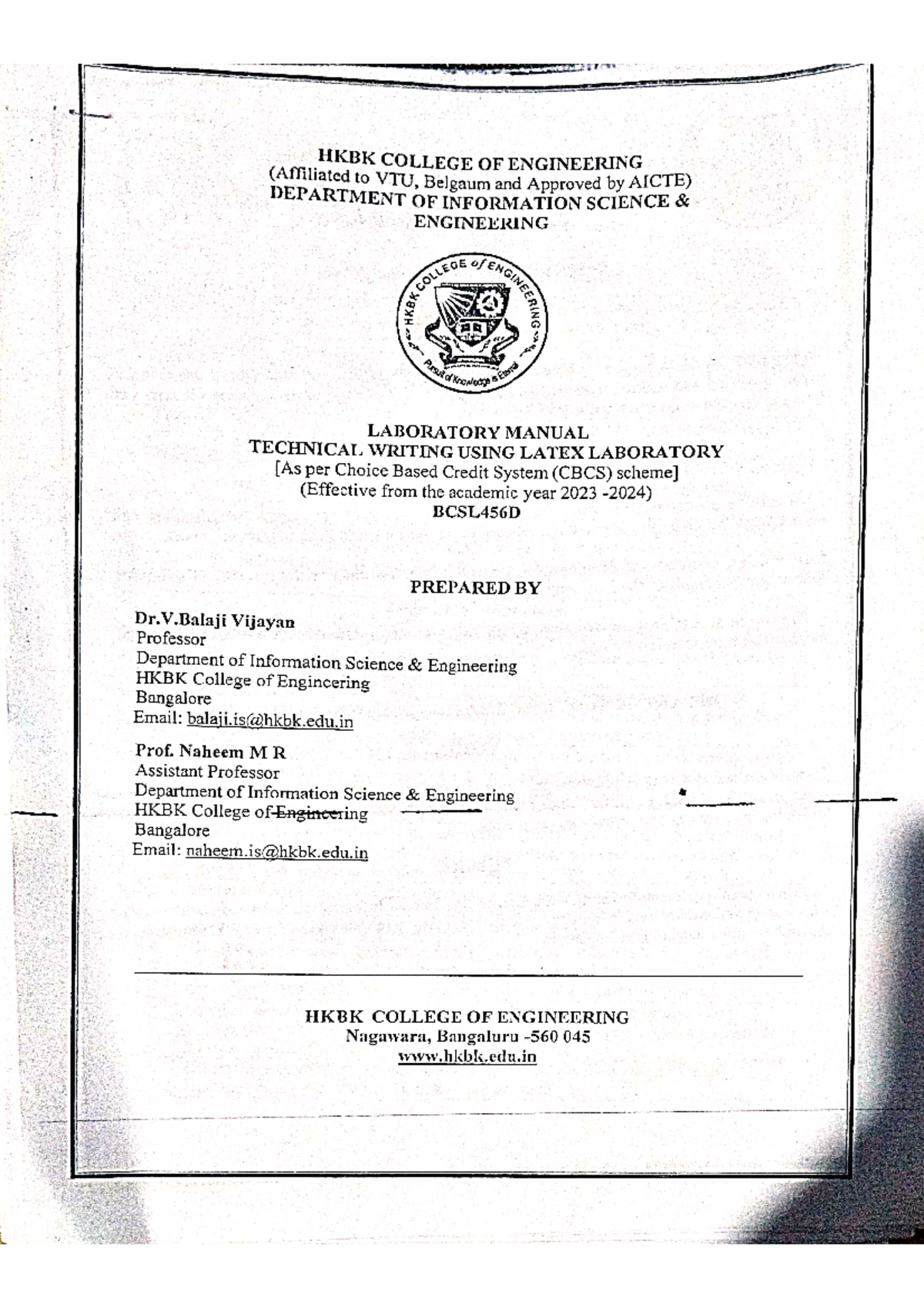 Latex manual - computer science engineering - Studocu