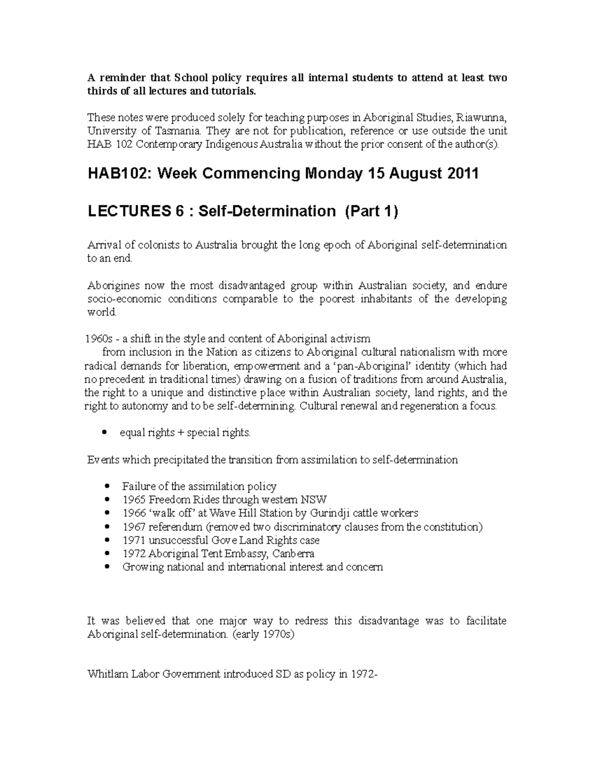 Lecture notes, lecture 5 - lecture notes prepared by lecturer Carol ...