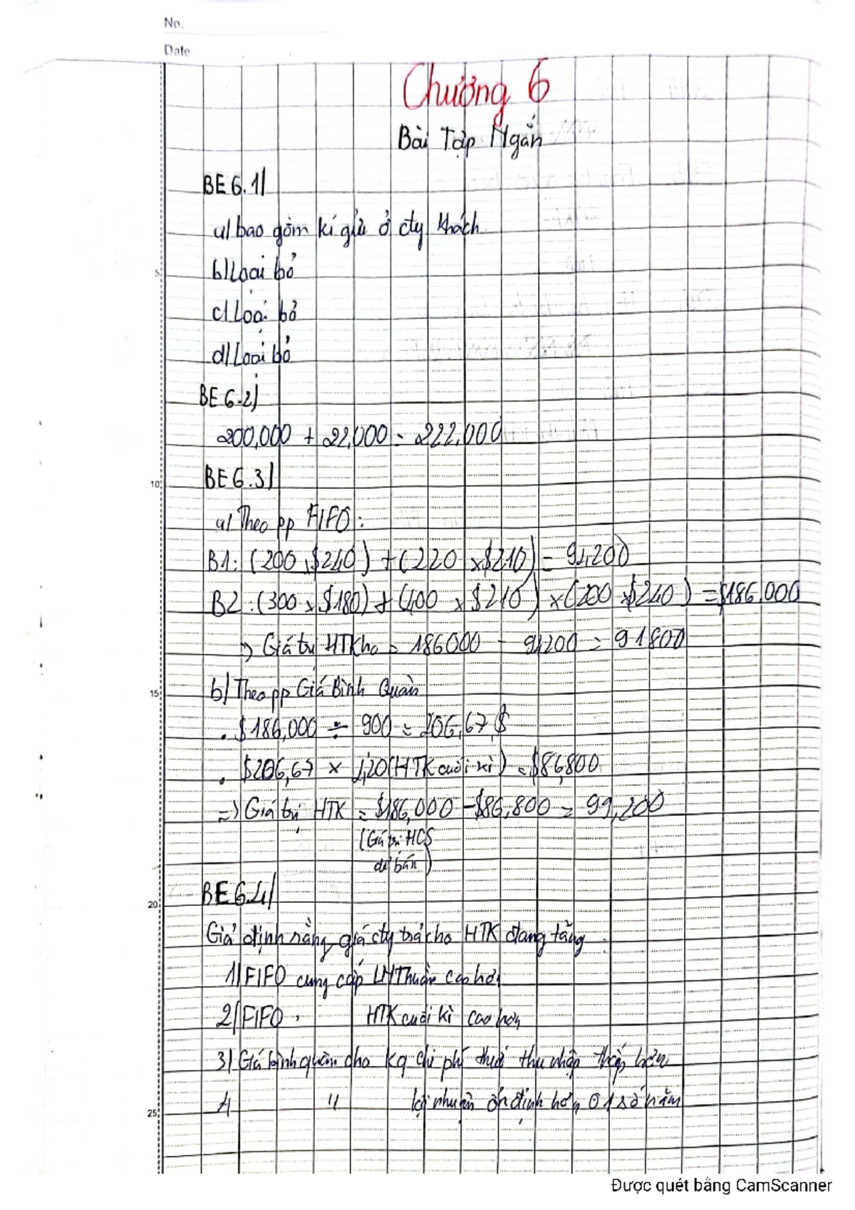 BTVN NLKT UEH C6 - Bài tập về nhà chương 6 NLKT - Studocu