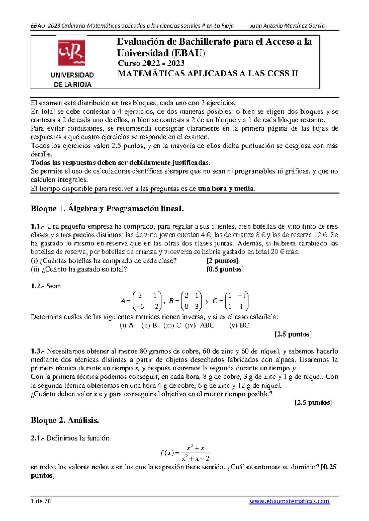 2o Bach CCSS EBAU La-Rioja 2023-Ordinaria Resuelto Juan Antonio MG - UNIVERSIDAD DE LA RIOJA ...