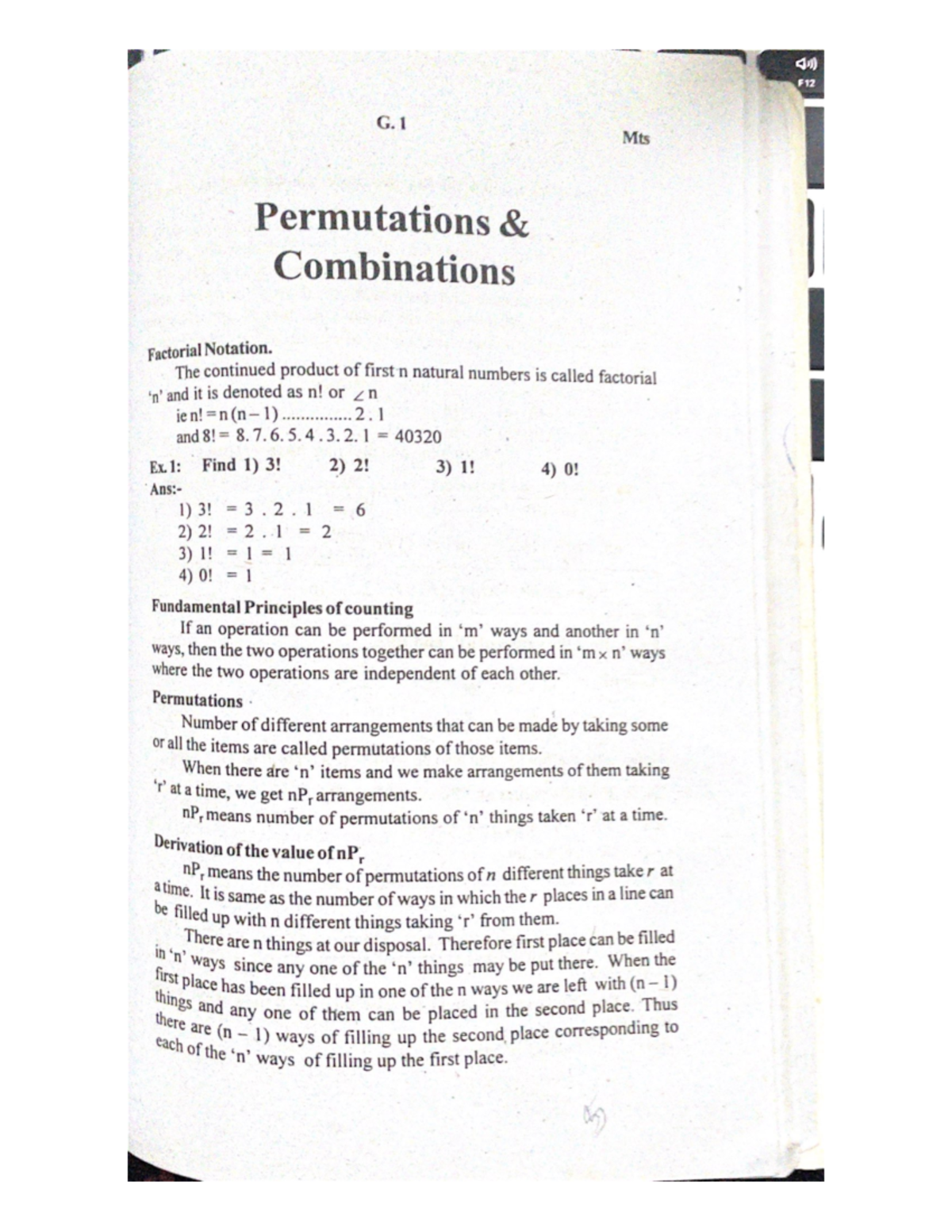 Permutations Solved Questions - BUSINESS MATHEMATICS - Co-operation - Studocu