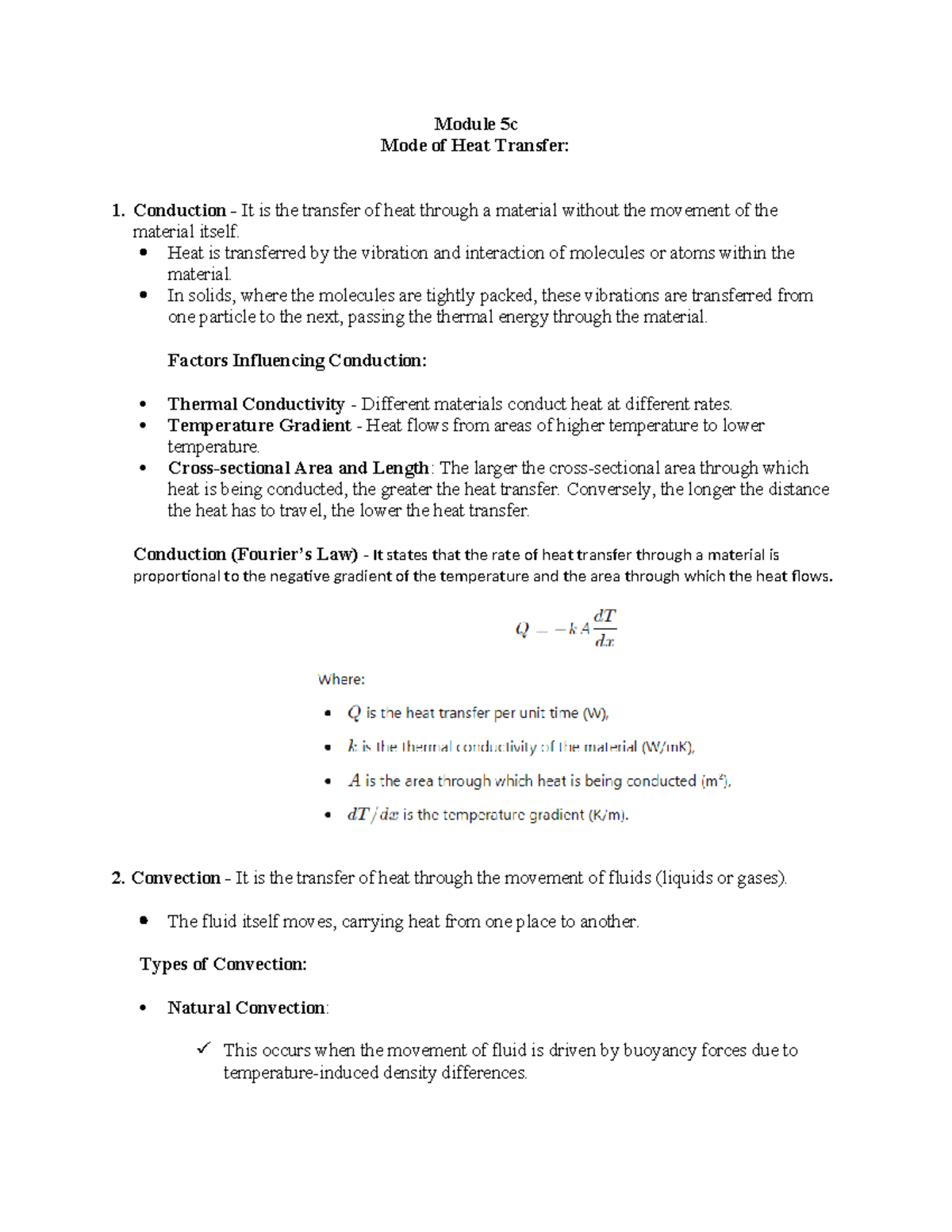 Module-5b Heat-Transfer - Module 5c Mode of Heat Transfer: 1 ...