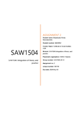 saw1502 - Unisa - social auxiliary worker - Studocu