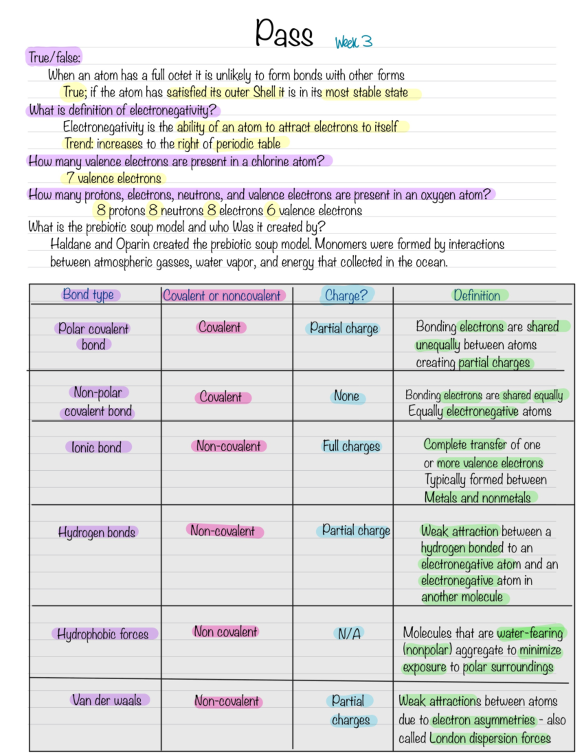 Bio 140 PASS Session - BIO 140 - Studocu