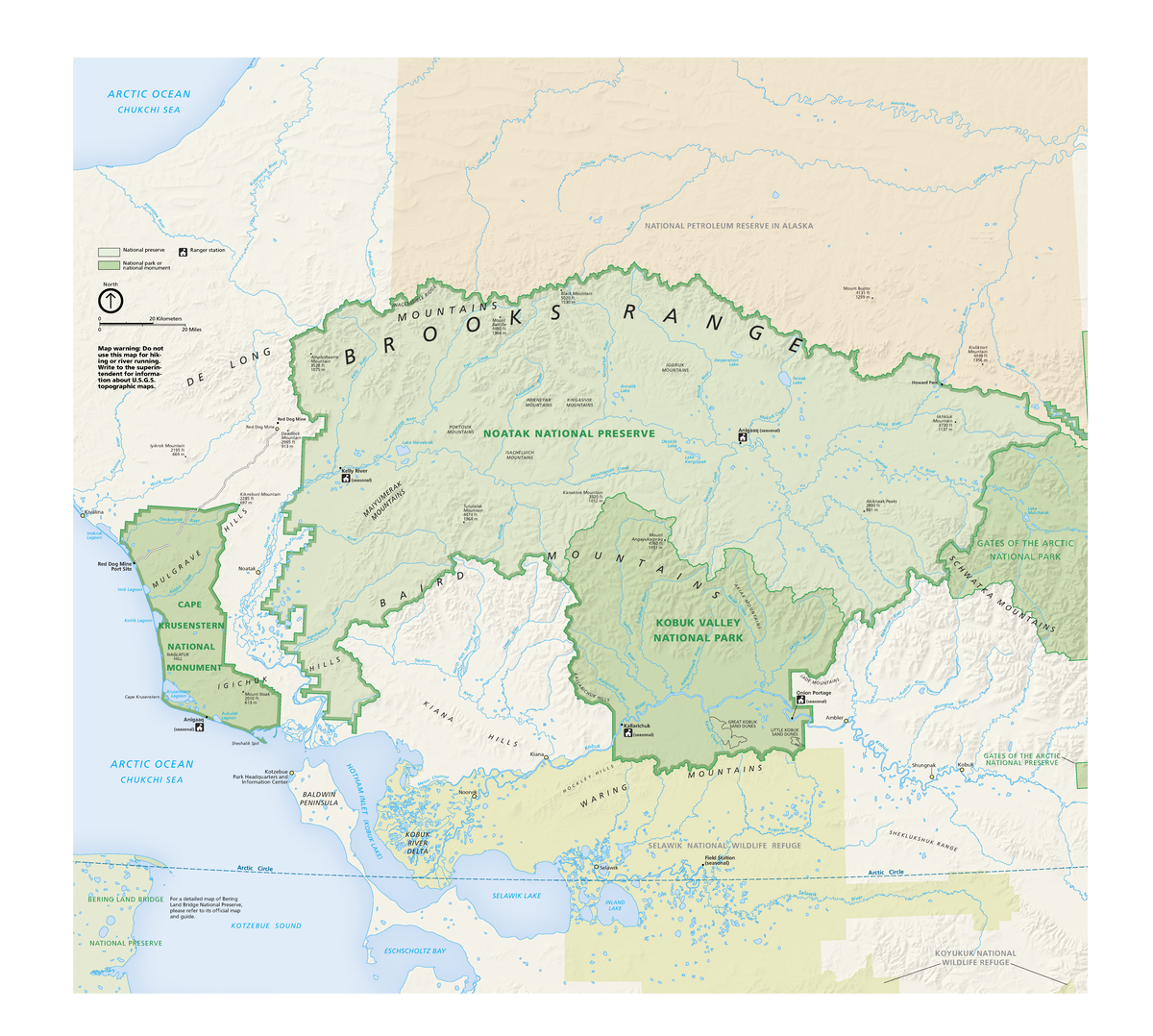 Kobuk-valley-map - A rct i c C i rc l e A rc t i c C i rc l e SELAWIK ...