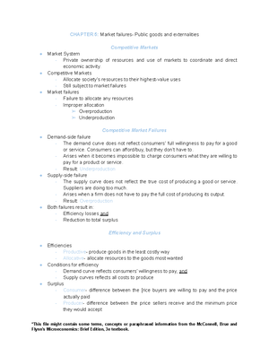 Microeconomics Chapter 2 - CHAPTER 2: The market System and Circular ...