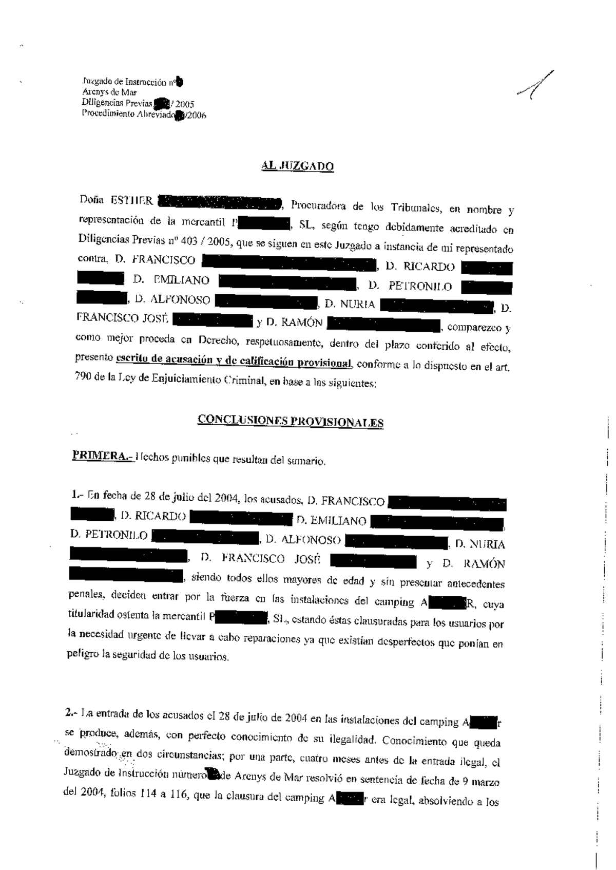 Escrito de acusacic 3b3n y calificacic 3b3n provisional i - Derecho ...