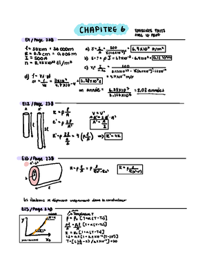 Synthèse du chapitre 8 et 9 (matière à examen) - Harris Benson Physique 2 - MATIERE ÀL'EXAMEN ...