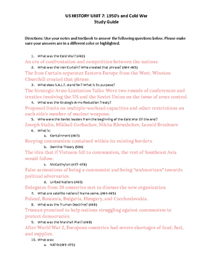 6.04 The Korean War - assignment - 6 The Korean War Part 1 – Complete ...