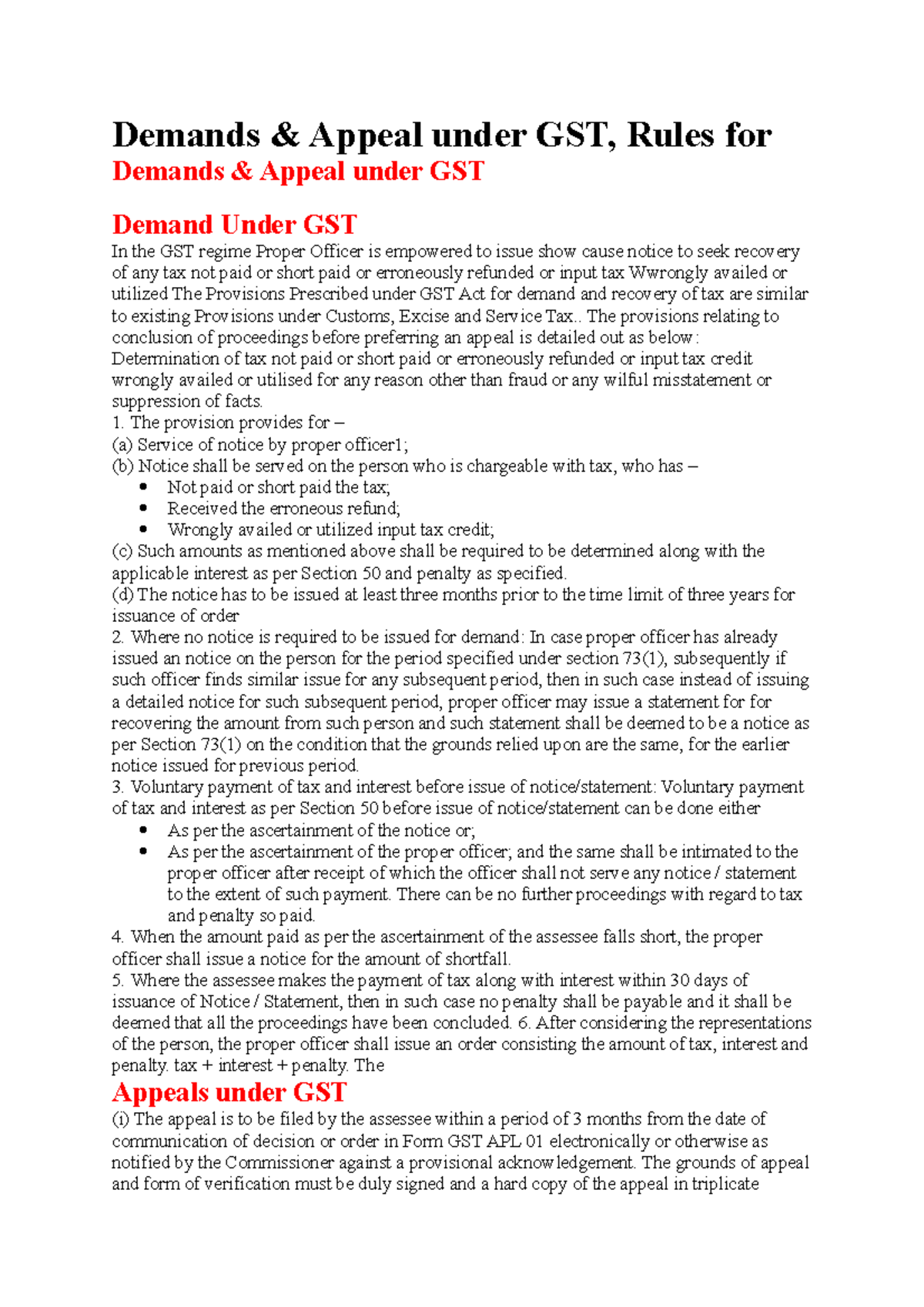 Appeals Under GST The Provisions Relating To Conclusion Of appeals-under-gst-the-provisions-relating-to-conclusion-of