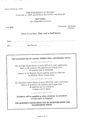 Hurlstone 2021 Assessment Task 2 - 2021 HAHS Mathematics Advanced ...