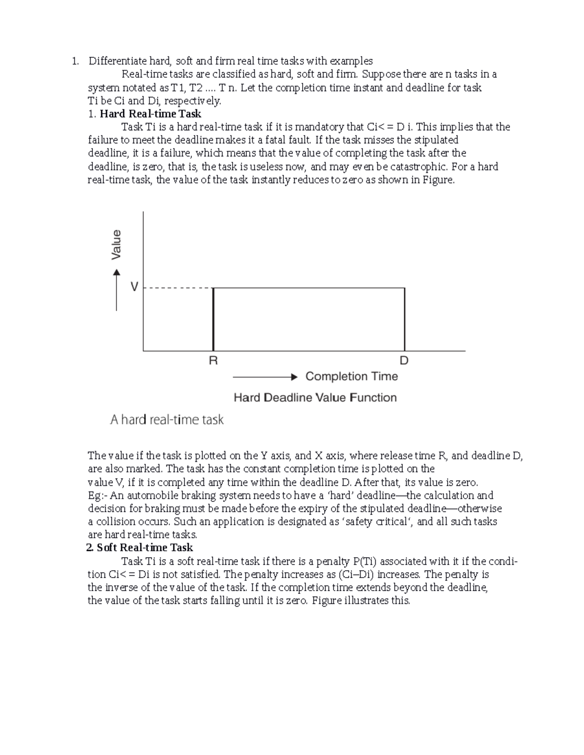 ES module 6solvequestion - Differentiate hard, soft and firm real time ...