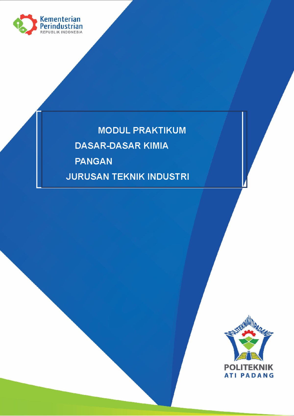 Modul Prakt Kimdas Sadam Maulana - MODUL PRAKTIKUM DASAR-DASAR KIMIA ...
