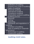 Auditing - Principles And Practice - BCOM2404 - BBDU - Studocu
