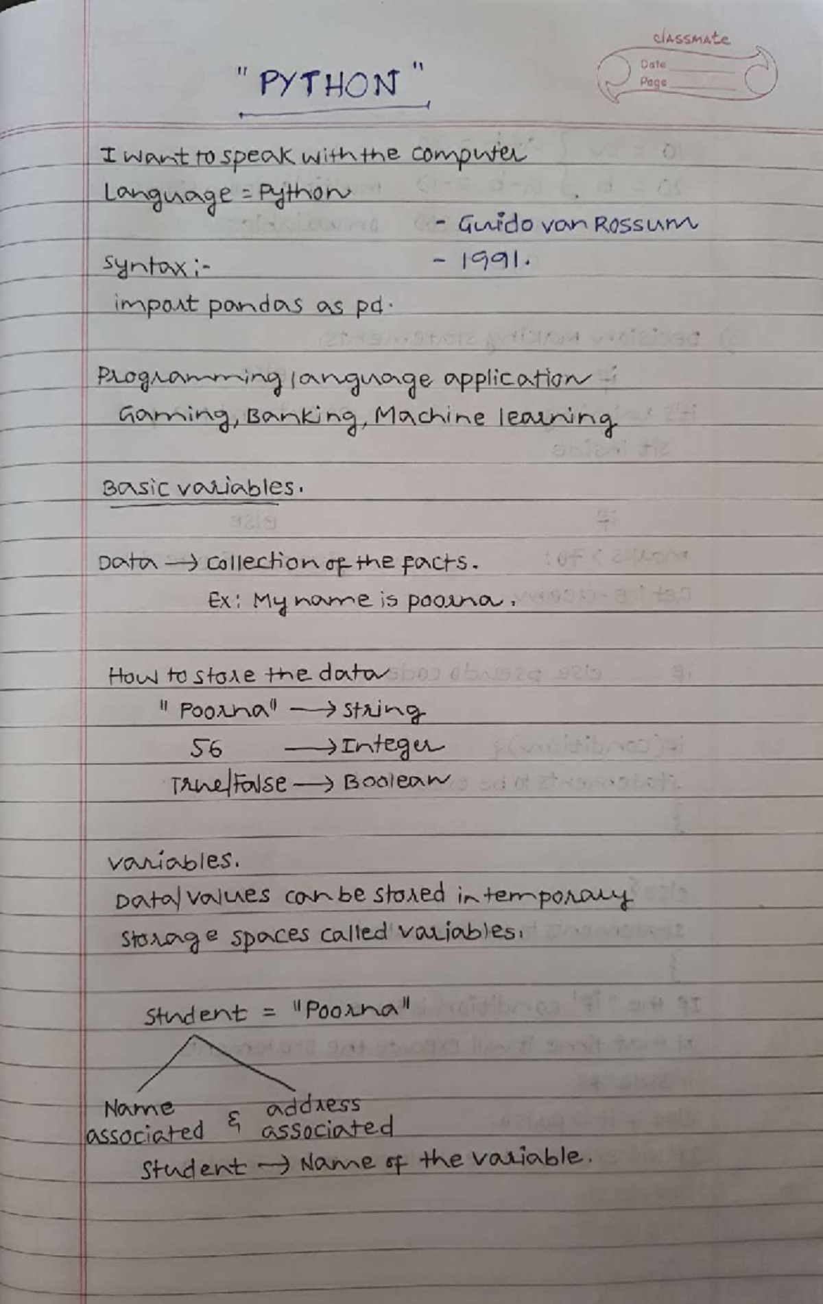 Python Full Notes - Computer Engineering - Studocu