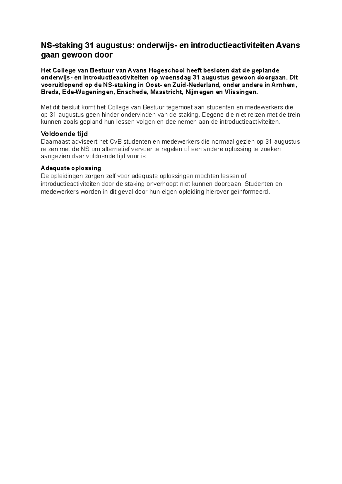 20220826 OV staking bericht versie 2 - NS-staking 31 augustus ...