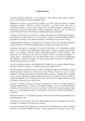 Morometii Caracterizare + Relatie -Morometii-Caracterizare personaj ...