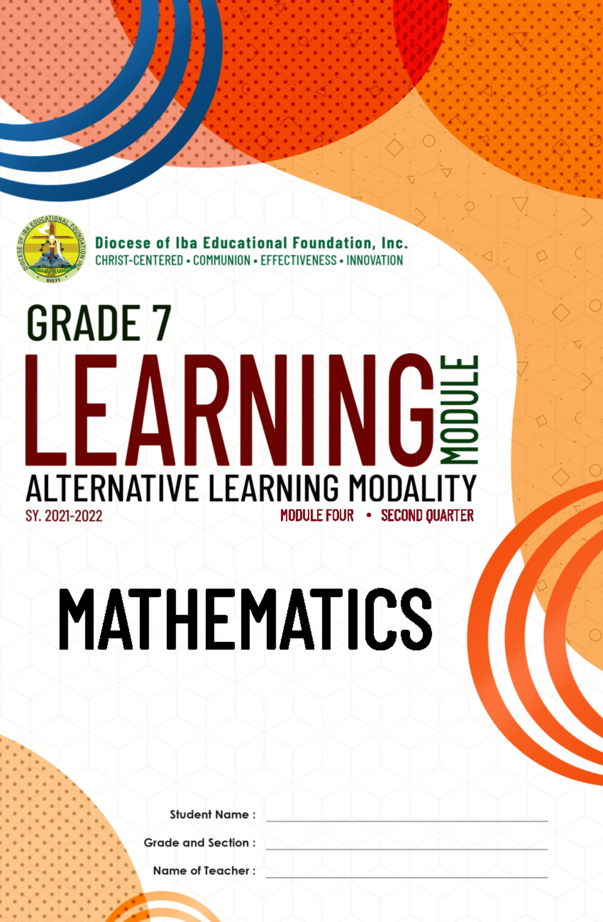 Q2 M4 Math - 7 - module - MODULE FOUR SECOND QUARTER • Learning Module ...