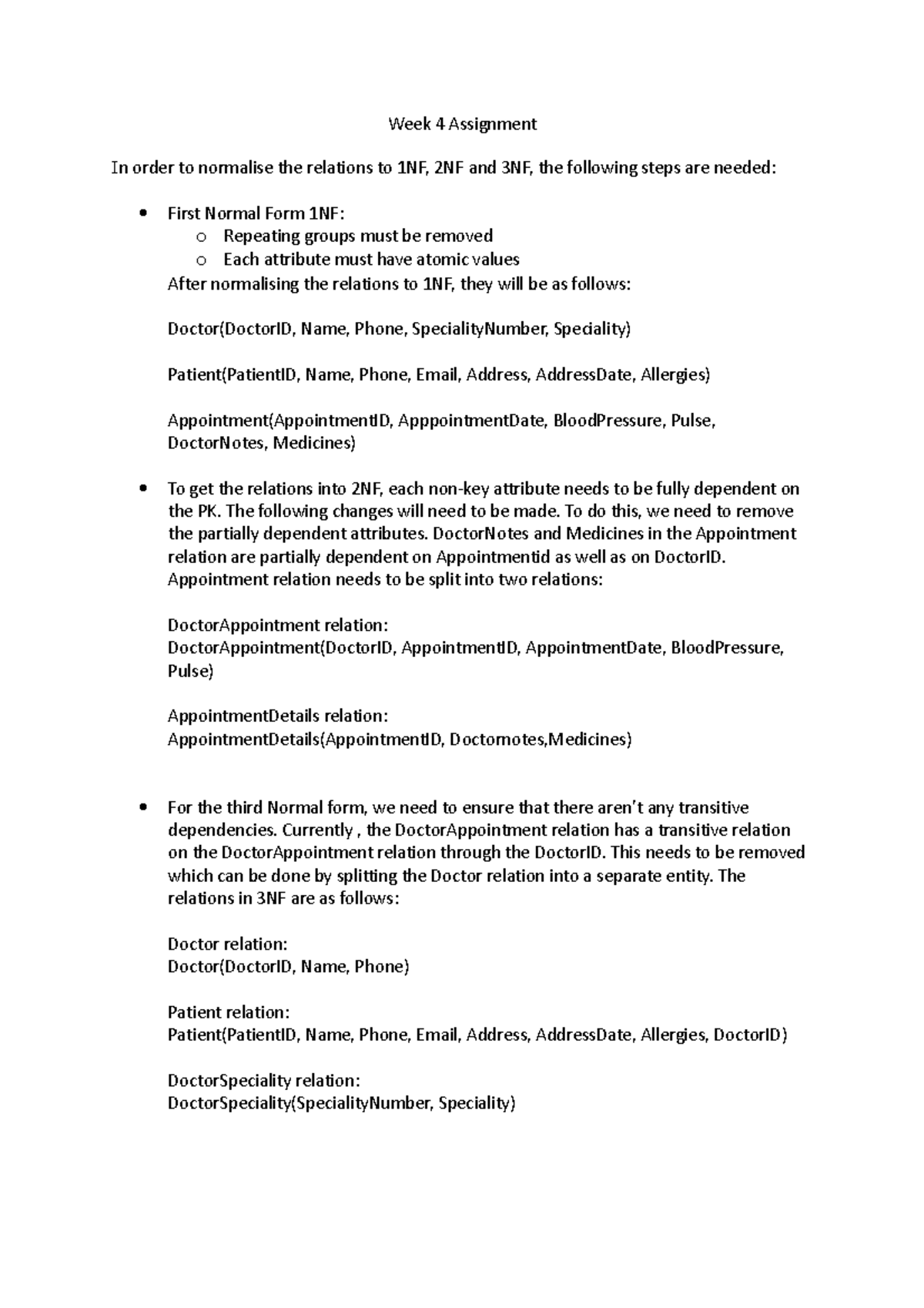 Week 4 Assignment - PA 4 - CS 2203 - UoPeople - Studocu