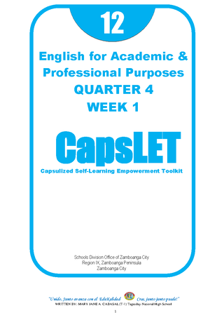 HG G12 Mod 4 - ` Homeroom Guidance Quarter 2 – Module 4 : Decisive ...