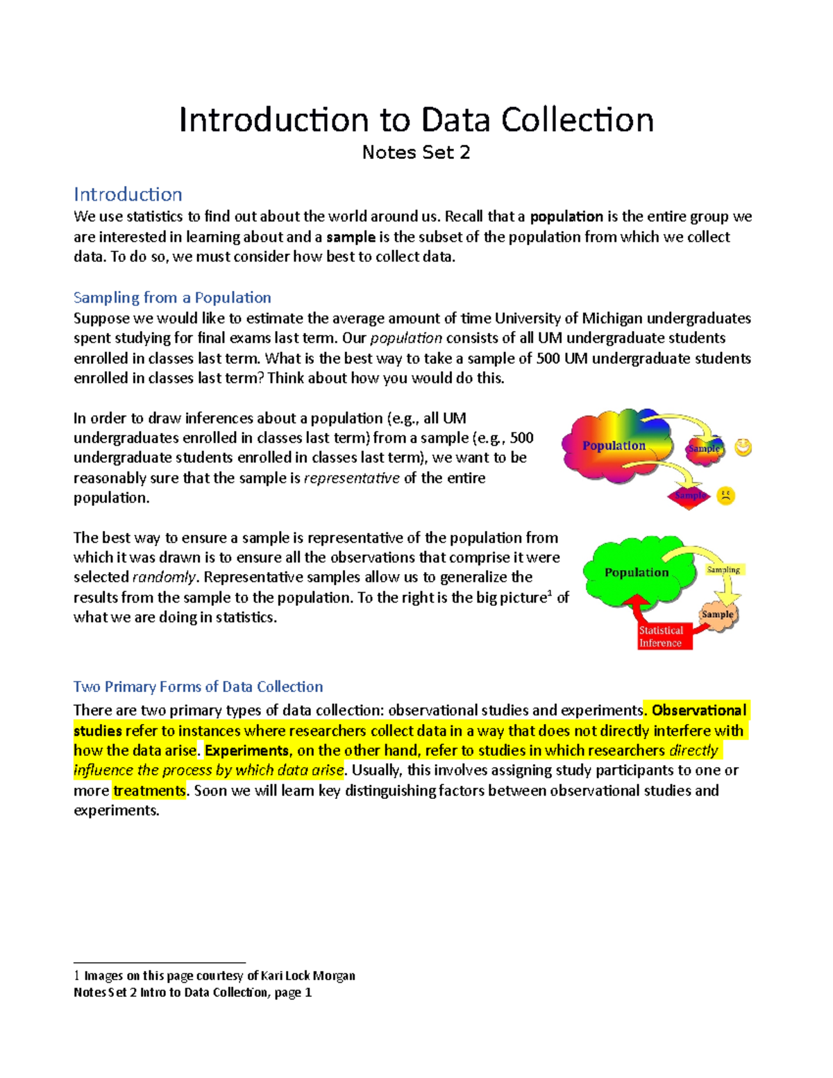 2 Introduction to Data Collection - Stats 250 - W22 - students ...