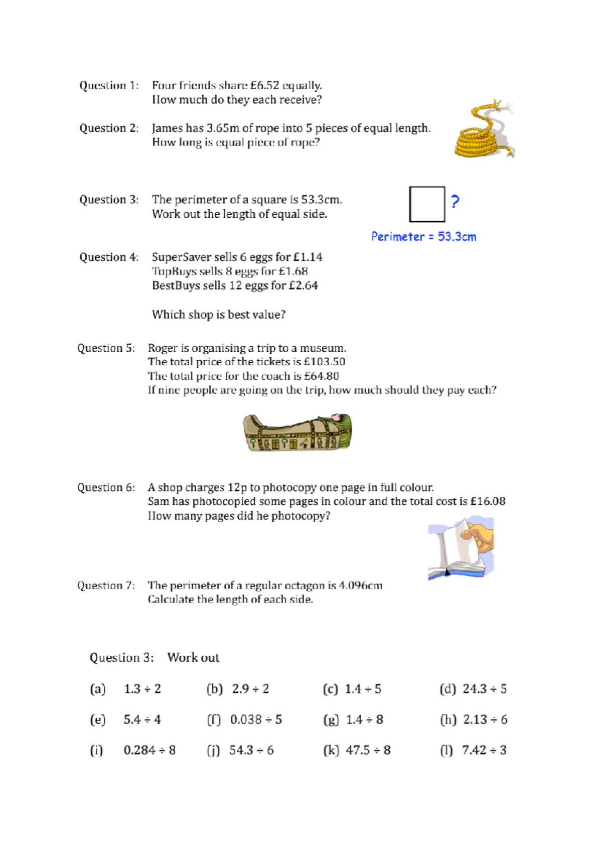 Decimals Mutliplying AND Dividing - Information communication ...