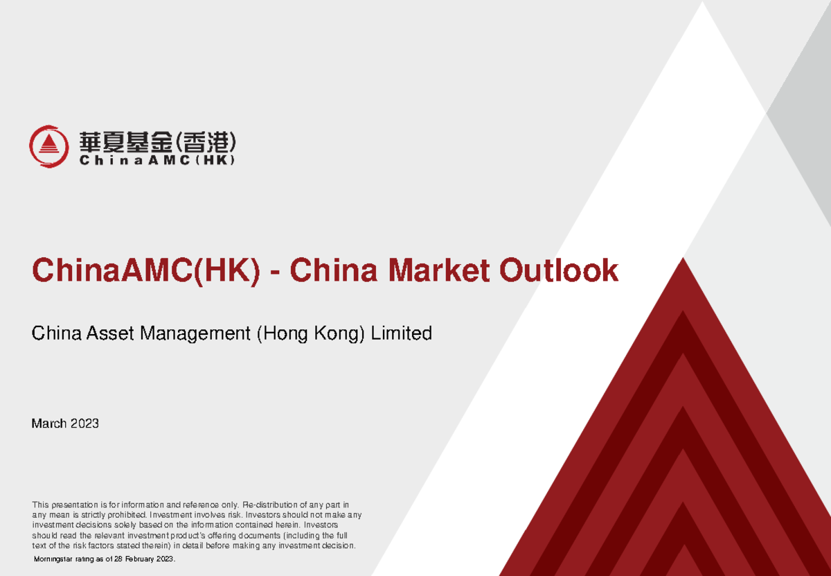China AMC(HK) x DBS - China Market Outlook - 20230413 - This ...