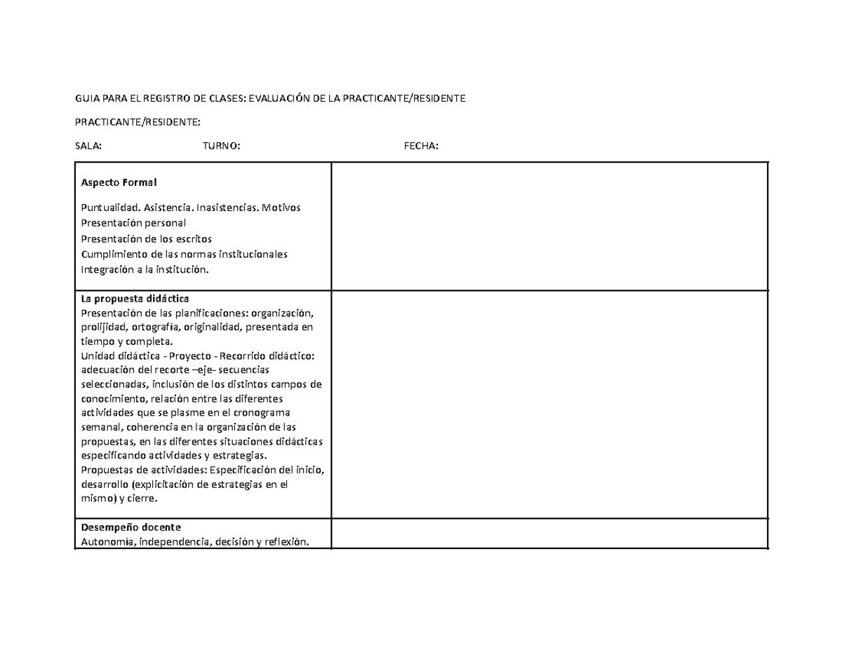 GUIA PARA EL Registro DE Clases.docx - GUIA PARA EL REGISTRO DE CLASES ...