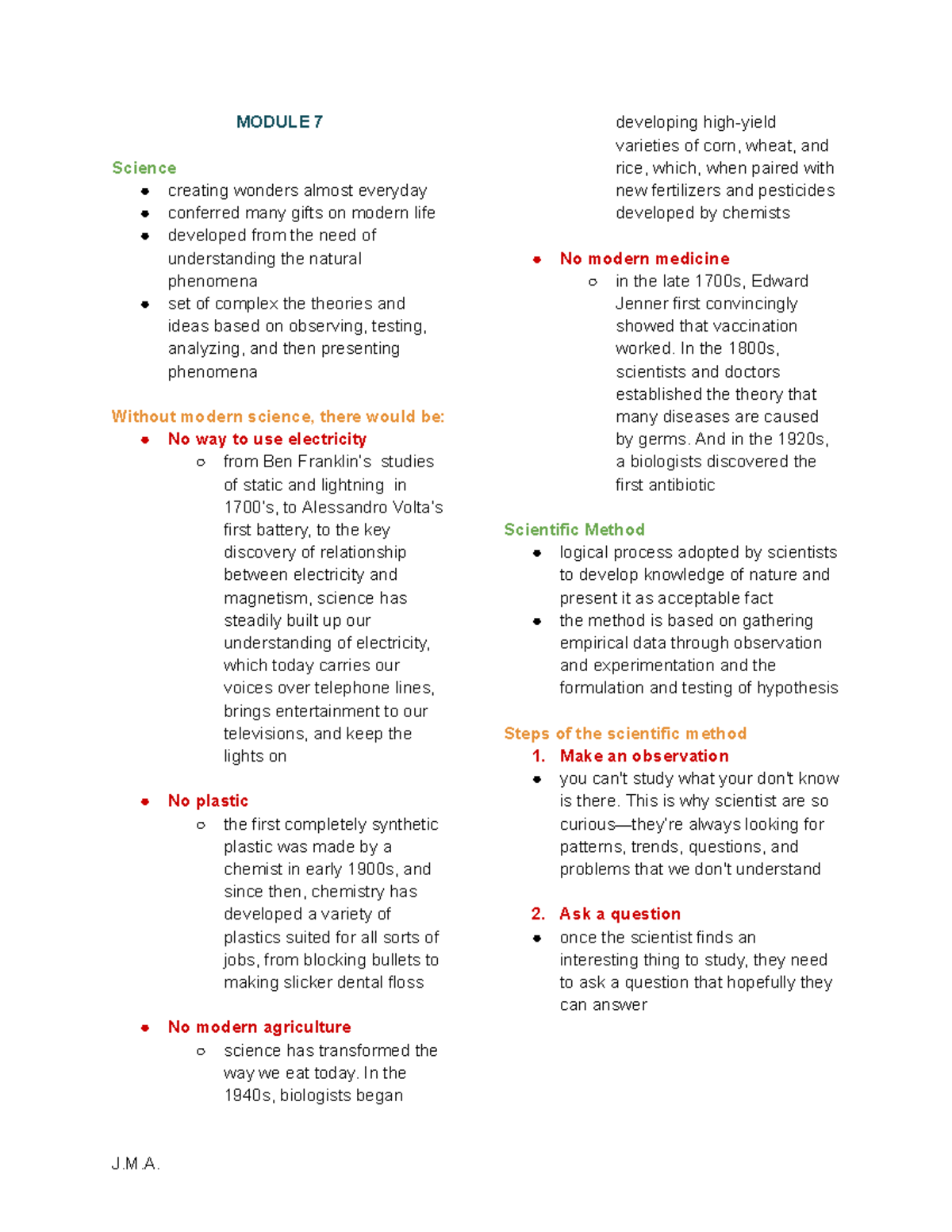 Inbound 125431240699659430 - MODULE 7 Science creating wonders almost ...