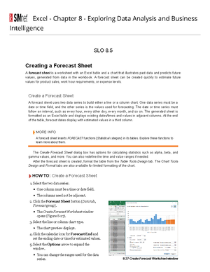 Excel Chapter 6 (complete) - Excel - Chapter 6 - Exploring the Function Library SLO 6. - Studocu