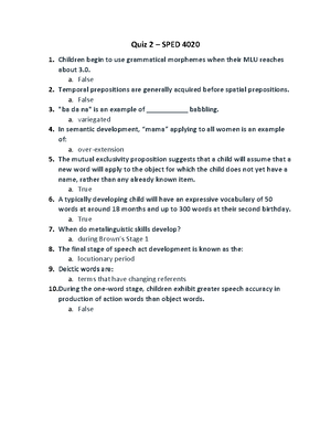 IRIS Module RTI - These are the questions and my answers for the ...