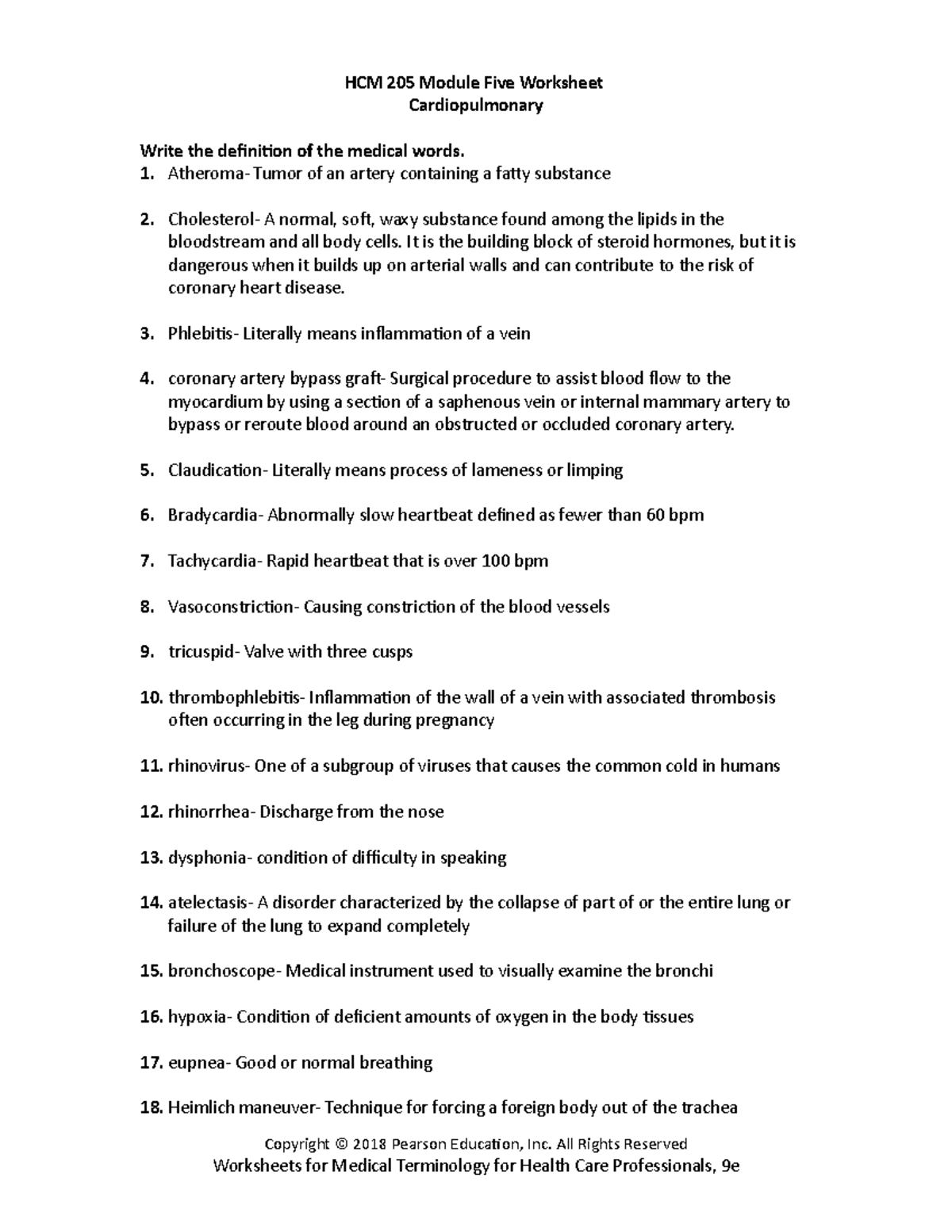HCM 205 Module Five Worksheet - HCM 205 Module Five Worksheet ...