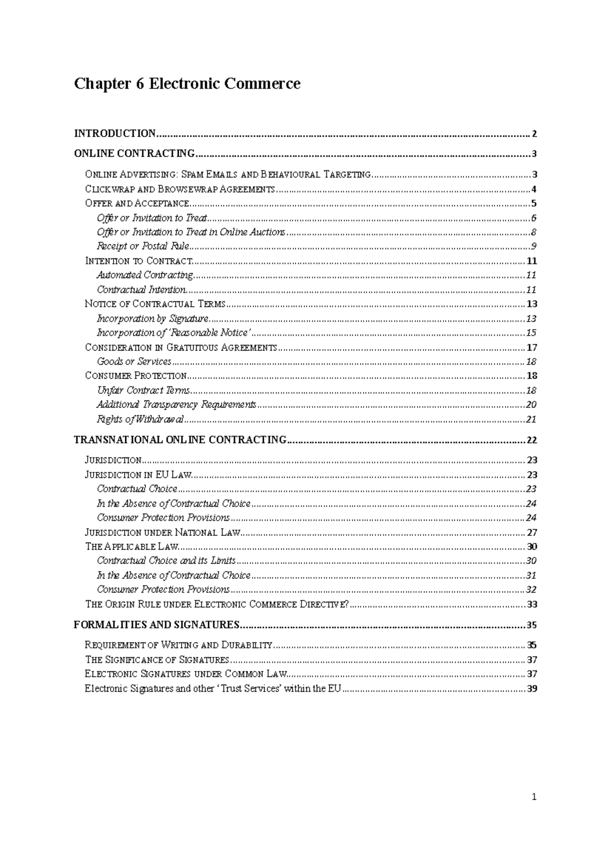 4 NEW Ecommerce Chapter 2017 - Chapter 6 Electronic Commerce - Studocu