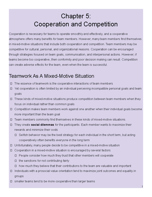 Chapter 1 Understanding Teams - Organizations use many different types ...