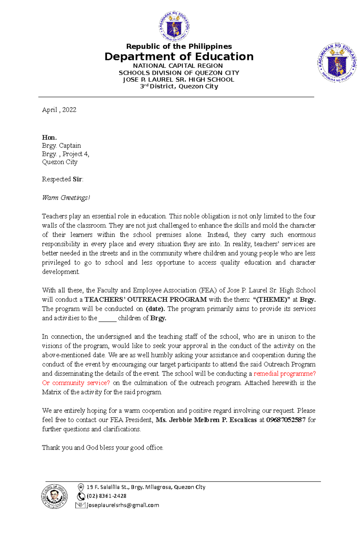 Letter-to-Brgy - asdadaasdasdadadadadadadadadadadadadadadadadadad ...