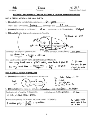 NATS1745A - Discoveries About our Solar System - Study Guide - NATS1745 ...