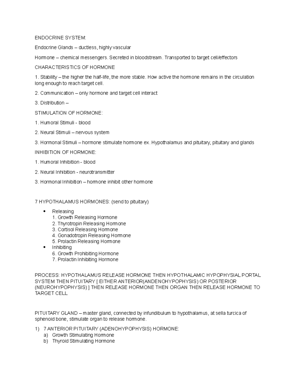 Endocrine System - overview - ENDOCRINE SYSTEM: Endocrine Glands ...