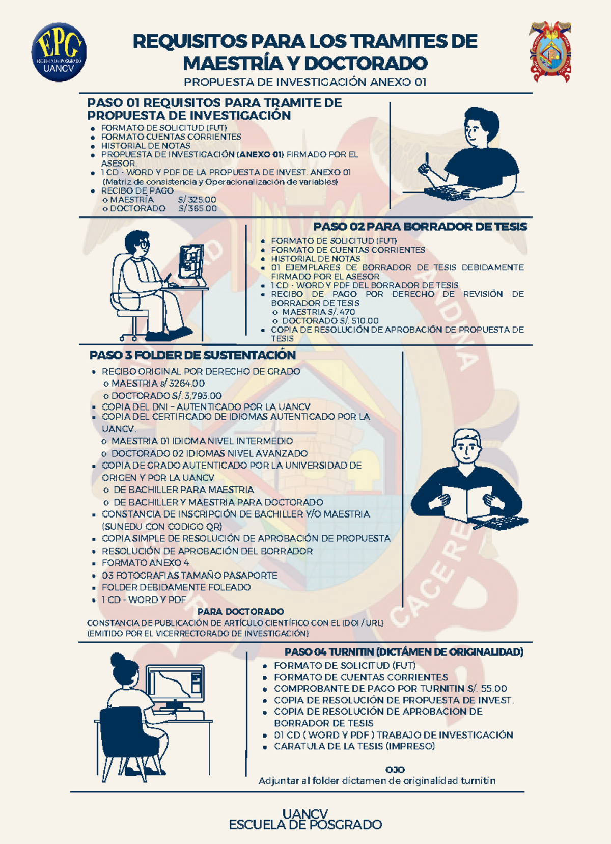 Requisitos Propuesta - PASO 3 FOLDER DE SUSTENTACIÓN RECIBO ORIGINAL ...