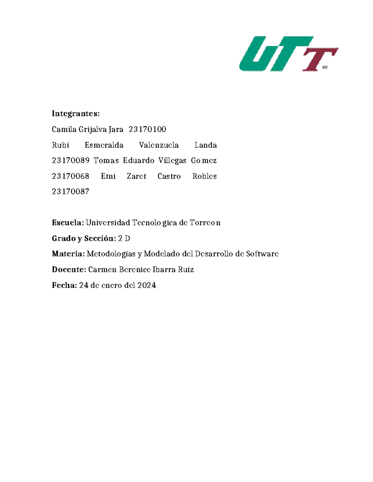 Hospital Privado CON Diagramas Y Corregido - Integrantes: Camila ...