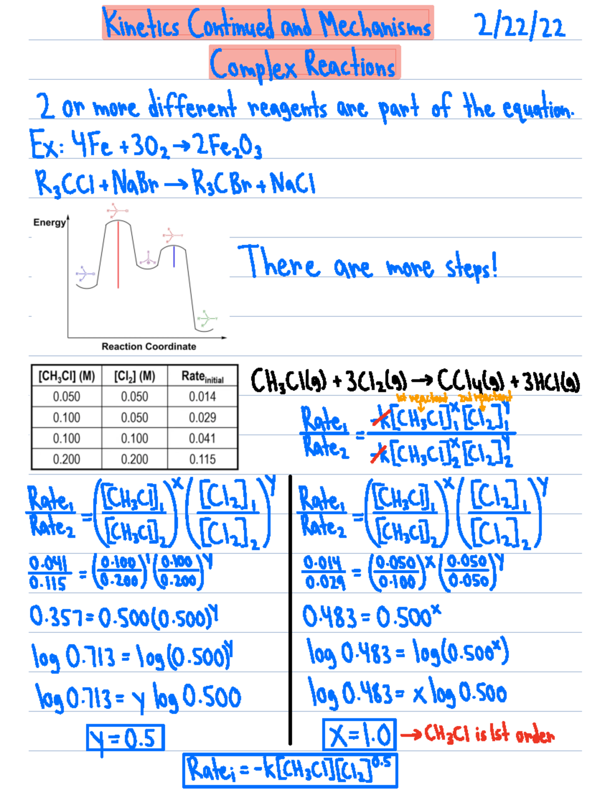 Kinetics Continued and Mechanisms - Kinetics Continued and Mechanisms 2 ...