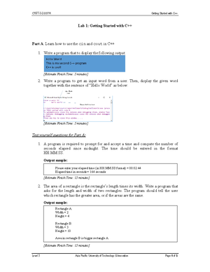 Lab Work 2 Revised - DSTR Assignment Question - COURIER INFORMATION SYSTEM Background: With ...