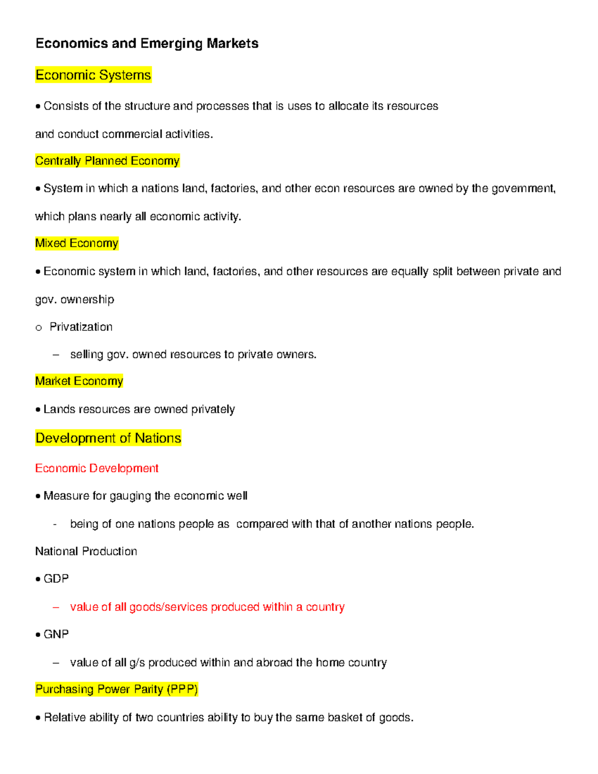 Economics and Emerging Markets - Economics and Emerging Markets ...