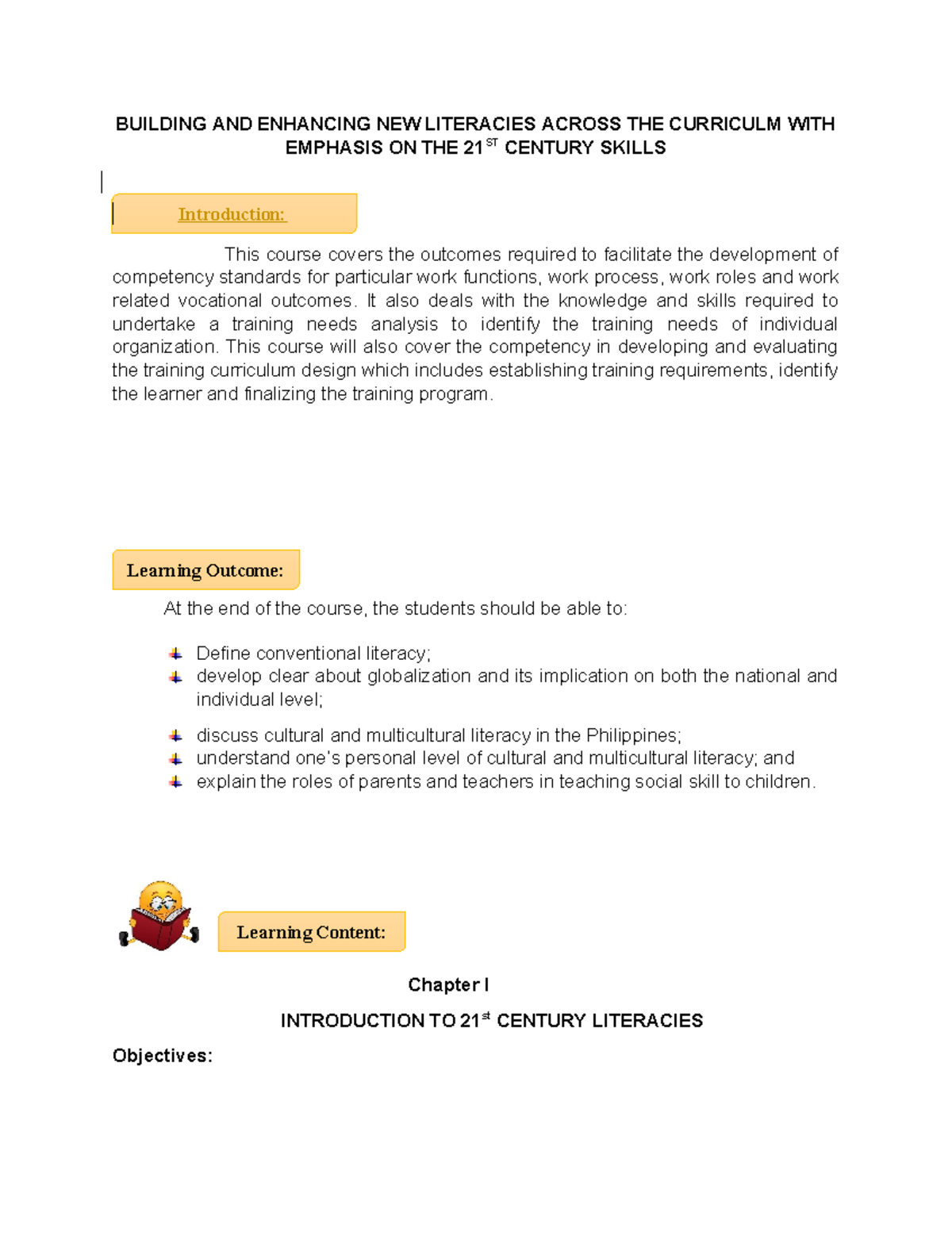 MO.1-1 - Summary of chapter 3 - BUILDING AND ENHANCING NEW LITERACIES ...