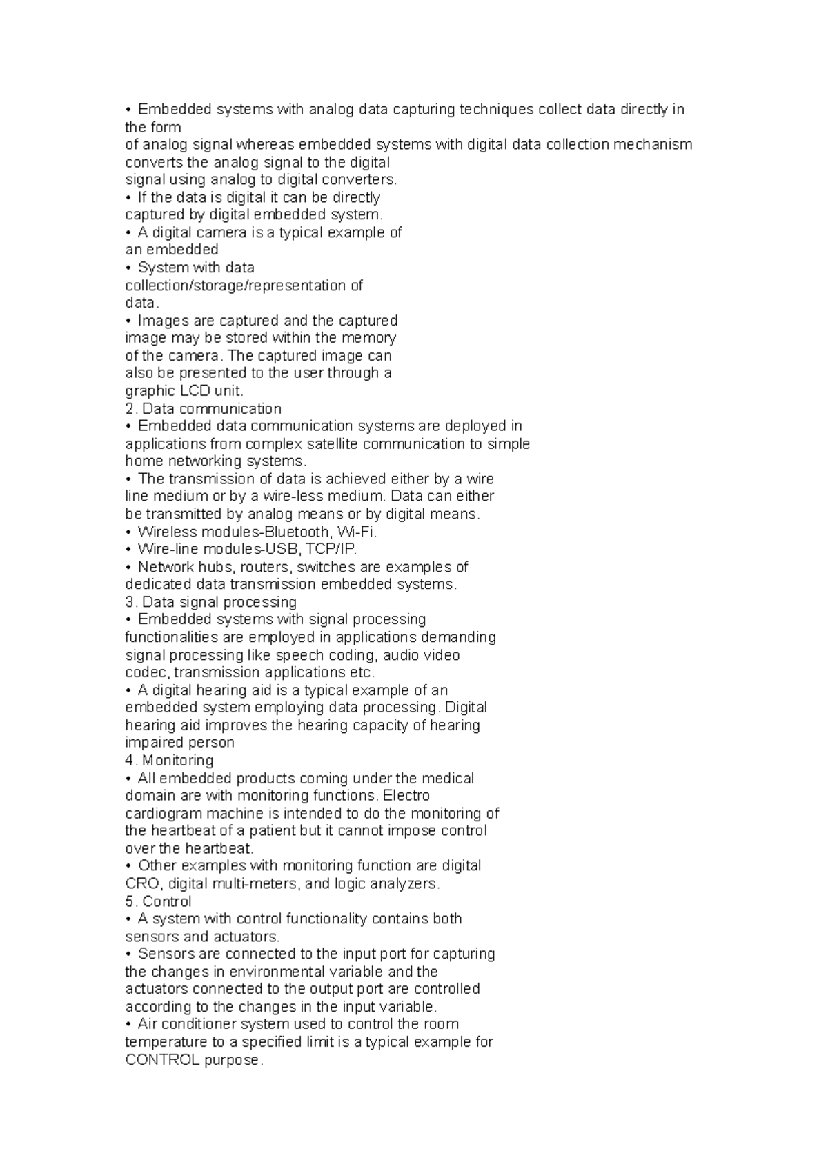 ES 2 - lecture notes - Embedded systems with analog data capturing ...