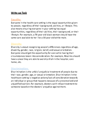 UNIT 5 Task 2 Assignment Submission - Learning Aim D P In accordance with the Health and Social ...