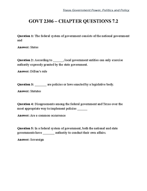 Chapter 10 Notes - CHAPTER 10 – LOCAL GOVERNMENT COUNTY GOVERNMENT IN ...